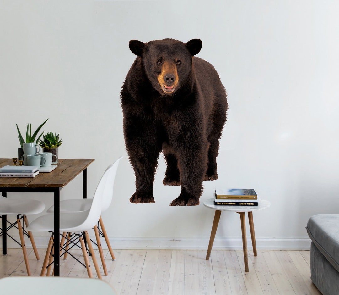 Grizzly Bear Decal, Grizzly Bear Sticker, Grizzly Bear Wall Decor ...