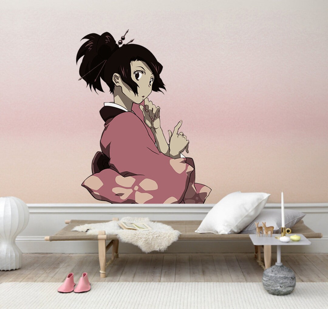 Cute Anime Decal, Cute Anime Decal, Cute Anime Wall Decor - Etsy