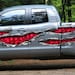 Skulls Truck Ripped Metal Graphics, Skulls Truck Wrap, Skull Truck Side ...