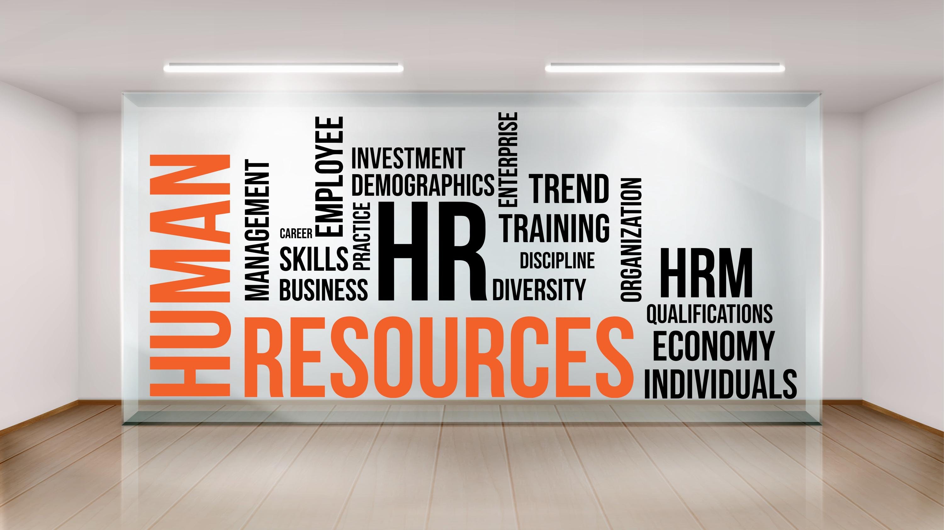 Human Resources Wall Decor HR Specialist Office Wall Decal Teamwork ...