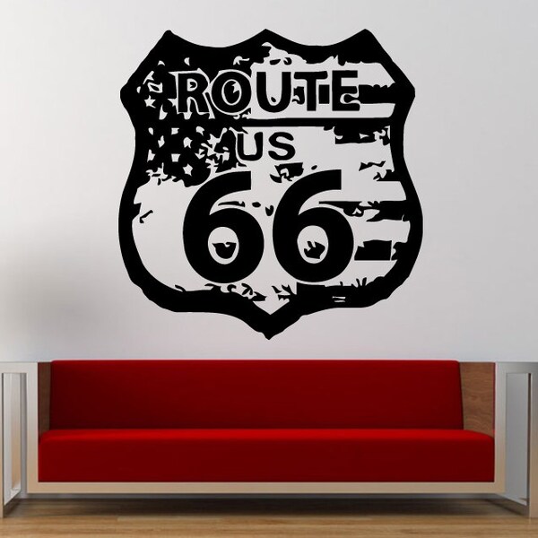 Route 66 Wall Mural - Etsy