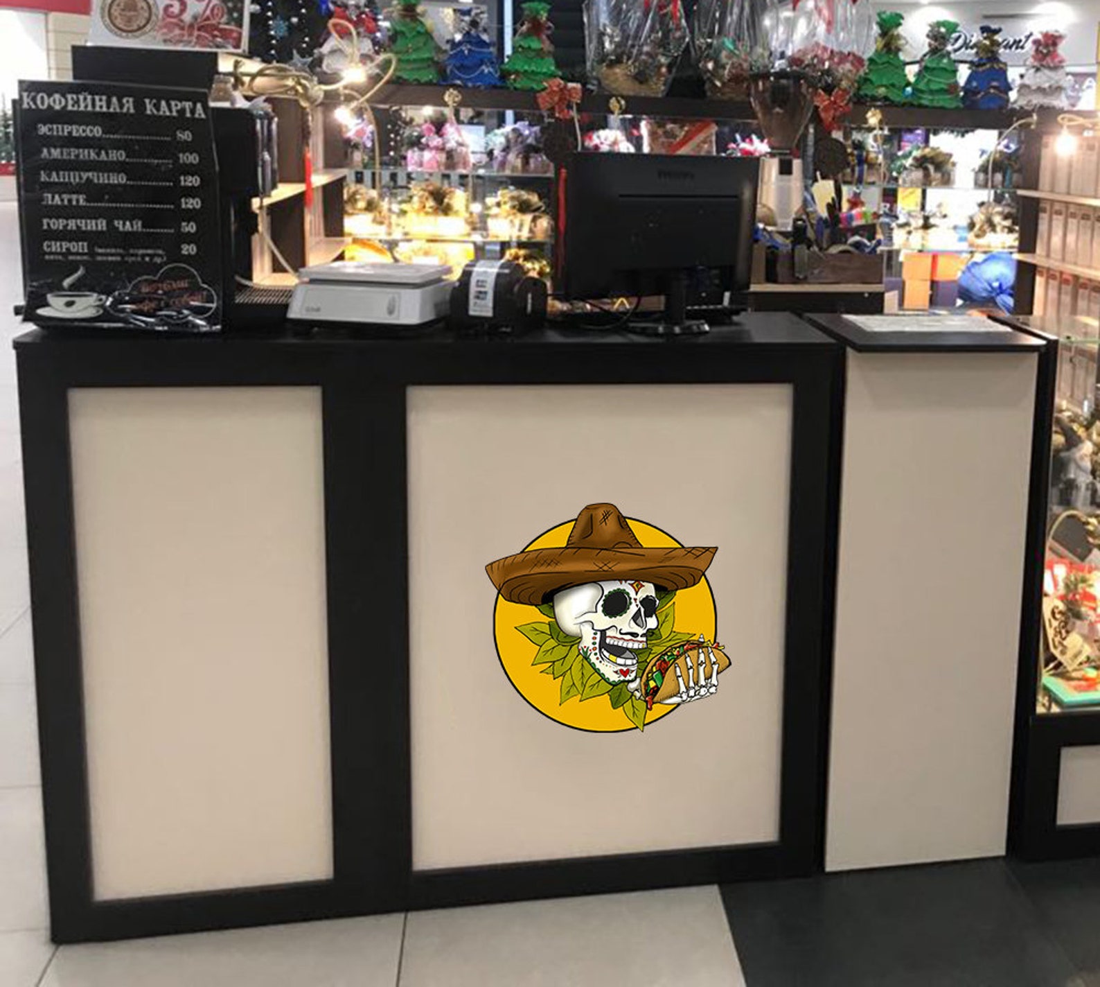 Taco Decal Taco Sticker Taco Wall Decor Taco Restaurant | Etsy