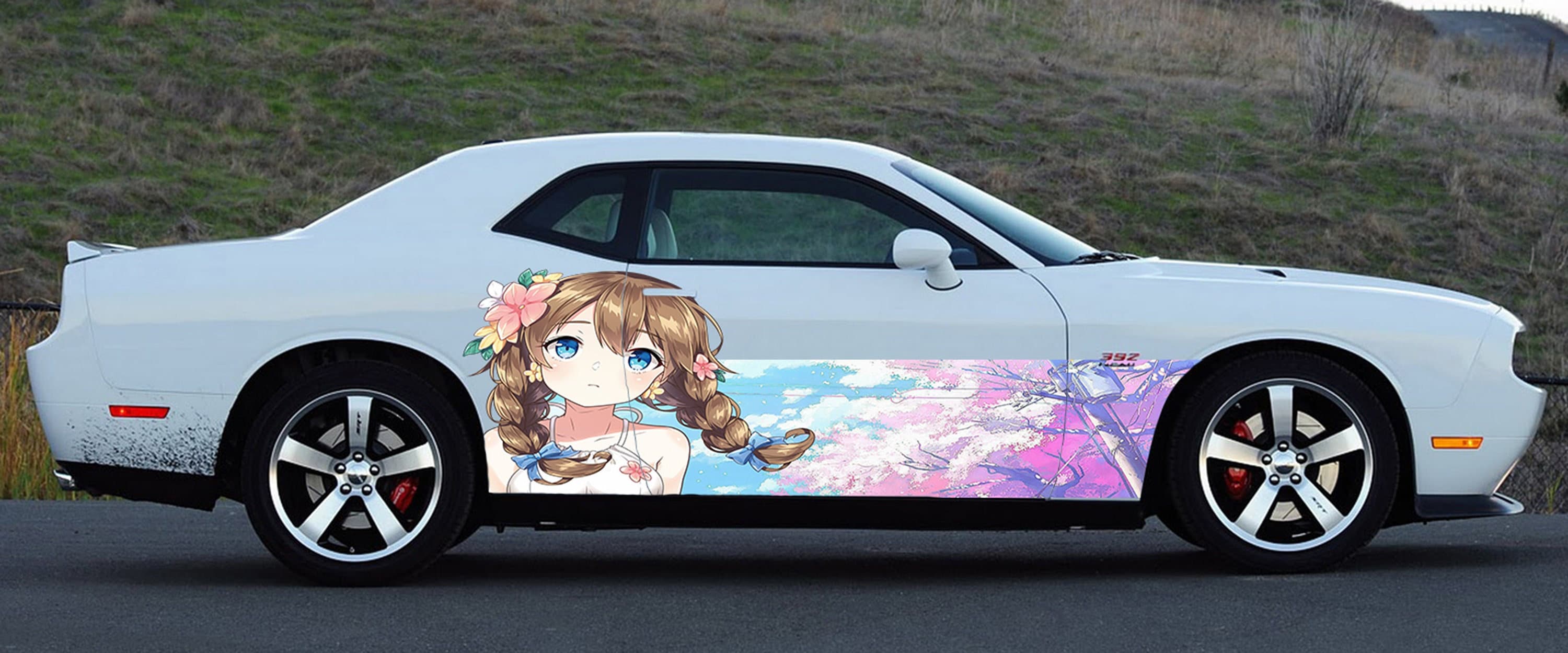ANIME Manga Anime Car Stickers Japanese Car Decals Anime - Etsy