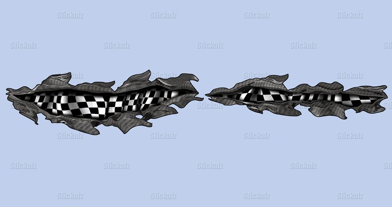 Checkered Flag Decal for Motorcycle Racing Flag Racing Bike Wrap Flag ...