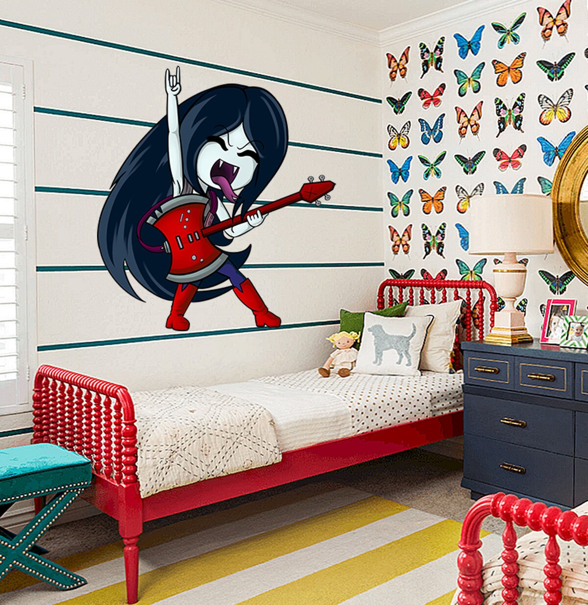 Rock'n'Roll Girl Rocking Vampire girl Vampire | Etsy