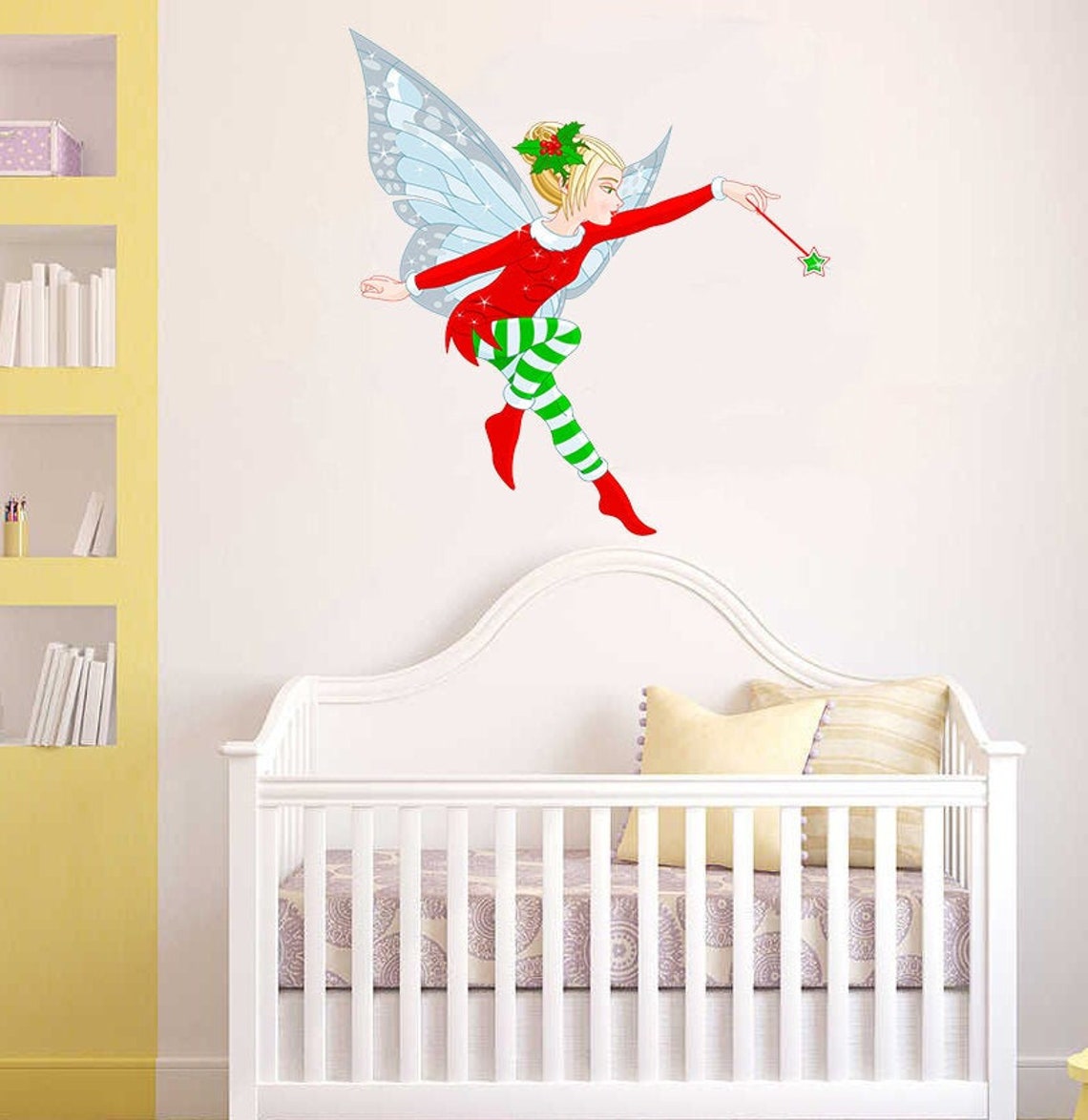 Nursery Elf Decal, Nursery Elf Sticker, Nursery Elf Wall Decor - Etsy