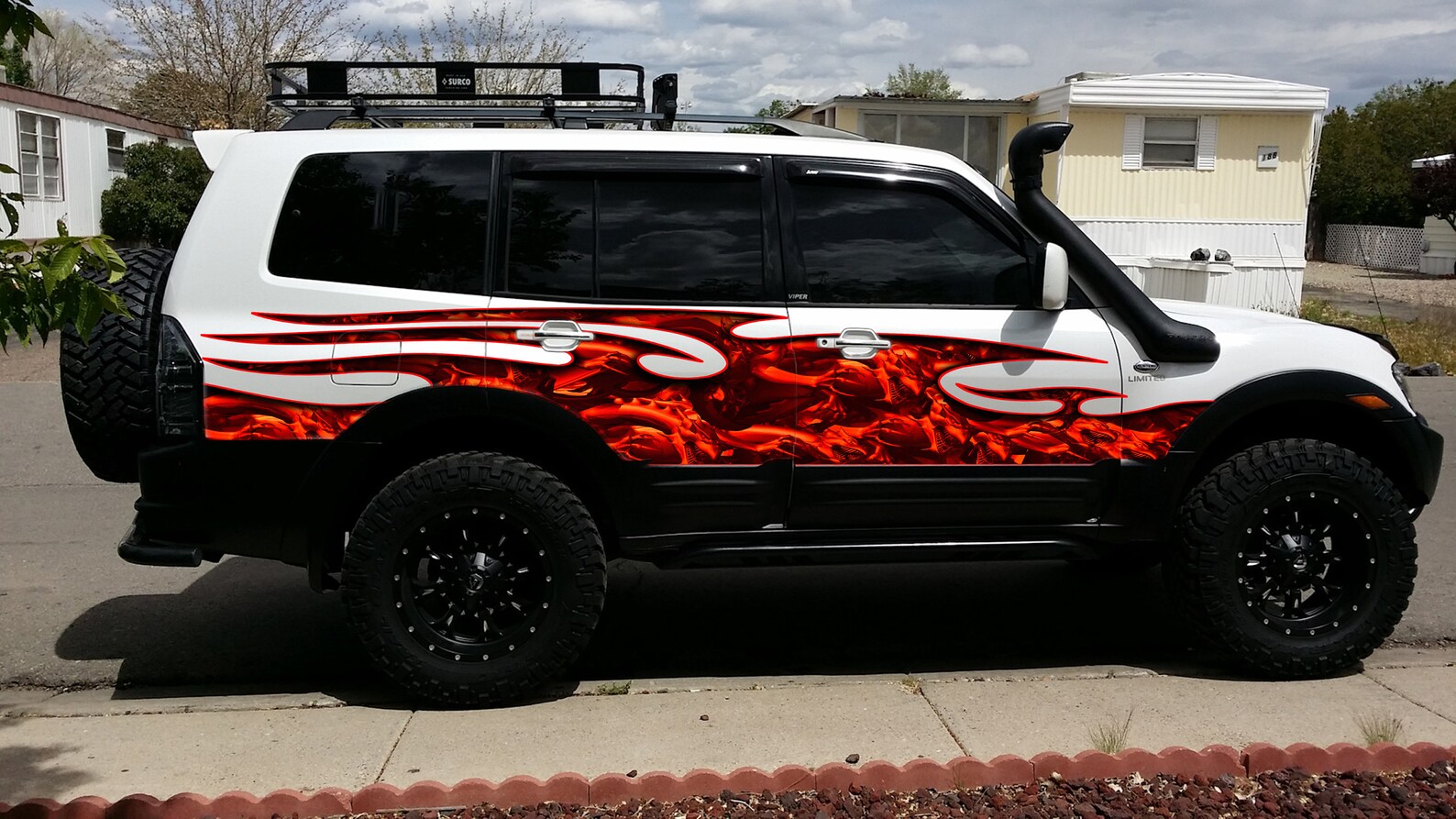 Red Dragon Full Color Truck Side Graphics Dragon Car Wrap - Etsy