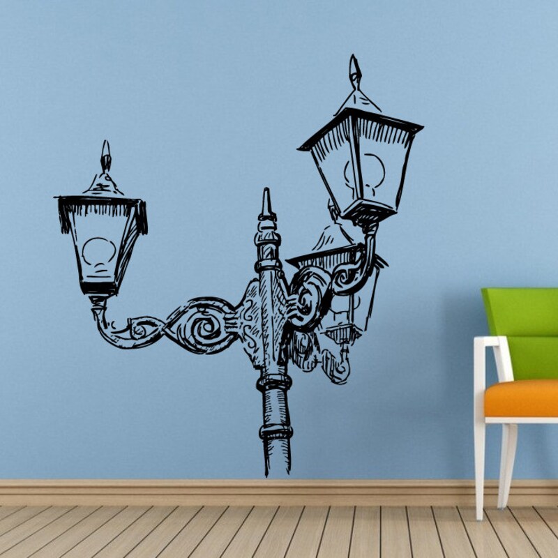 Street Lamp Decal - Etsy