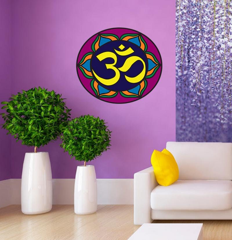 OM Sign Decal OM Sign Sticker OM Sign Wall Decor - Etsy