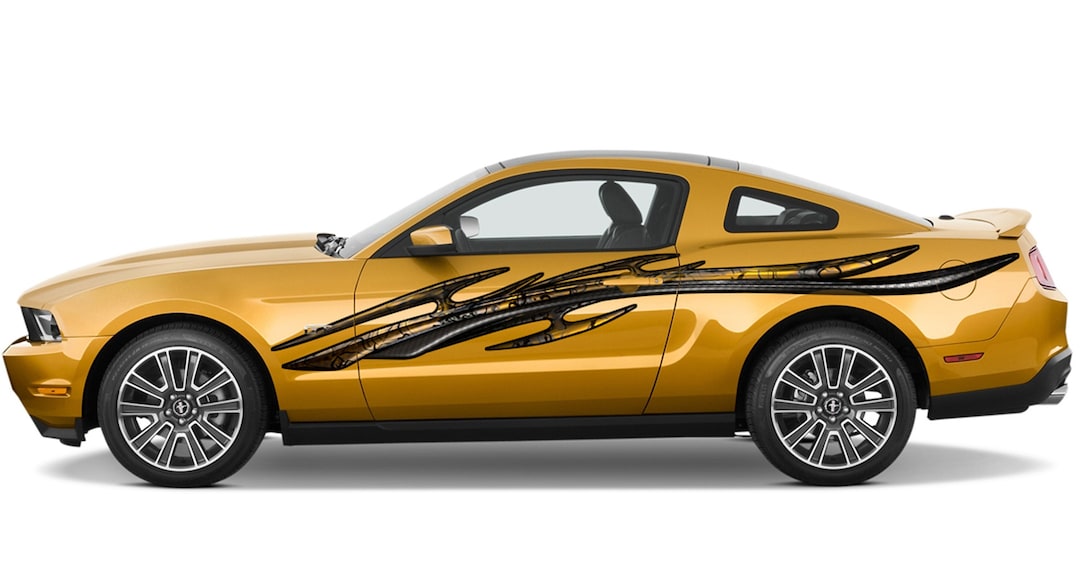 Tribal Car Vinyl Decal, Vinyl Wrap for Cars, Tribal Full Color Car Side ...