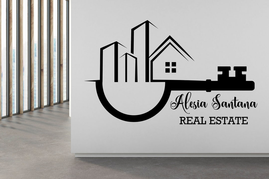 Real Estate Wall Decor Office Wall Decal Relator Business Worker Real ...