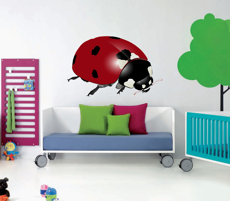 Ladybug Decal Ladybug Sticker Ladybug Wall Decor | Etsy