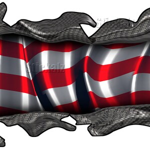 American Flag Decal for Motorcycle US Flag Racing Bike Wrap US Flag ...
