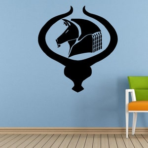 Anubis Ancient Egyptian God Mythology Window or Wall or Car Vinyl Peal ...
