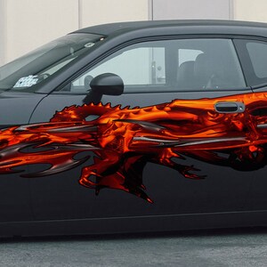 3D Tribal Dragon Car Design, Tribal Dragon Car Graphics, Dragon Car ...