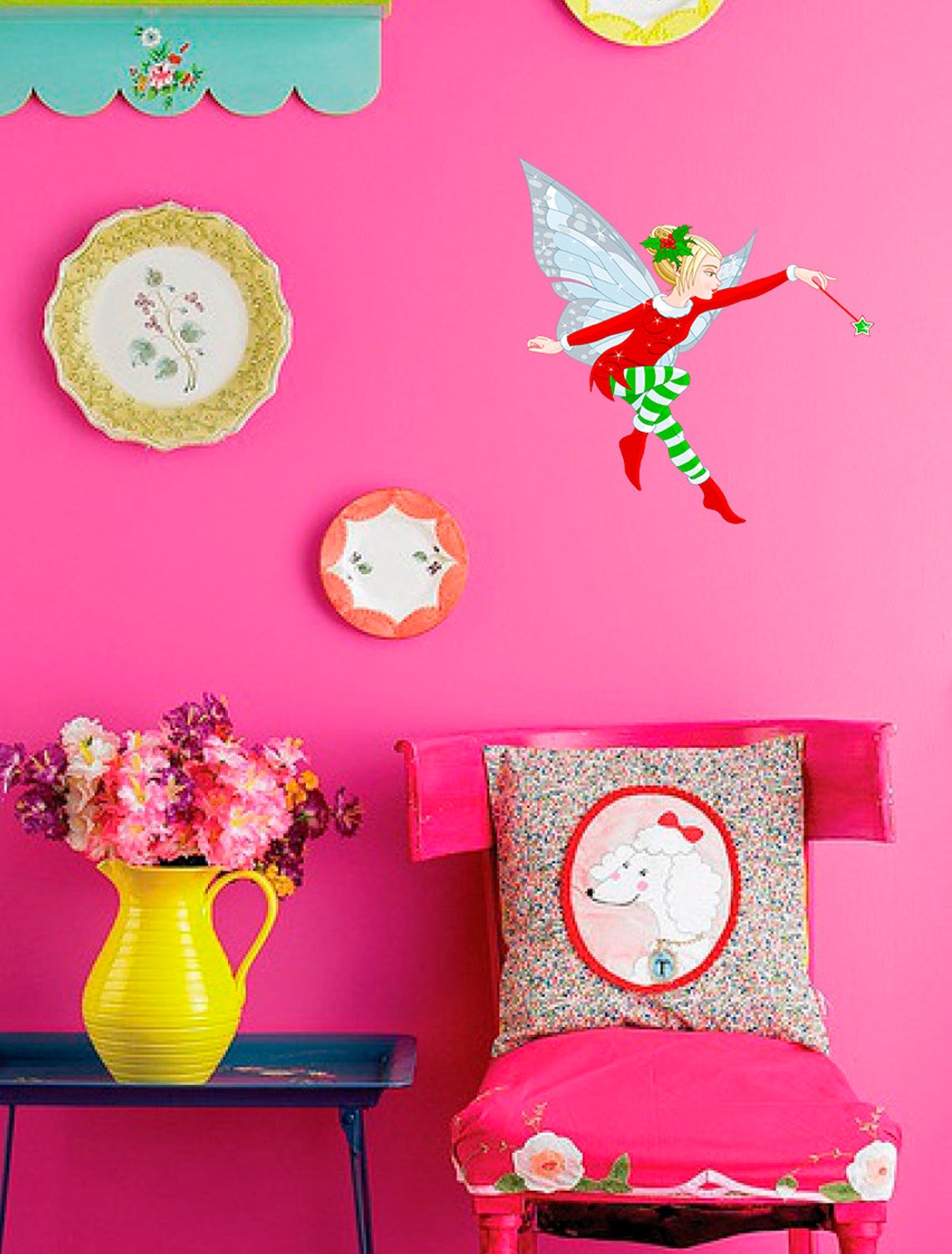 Nursery Elf Decal, Nursery Elf Sticker, Nursery Elf Wall Decor - Etsy