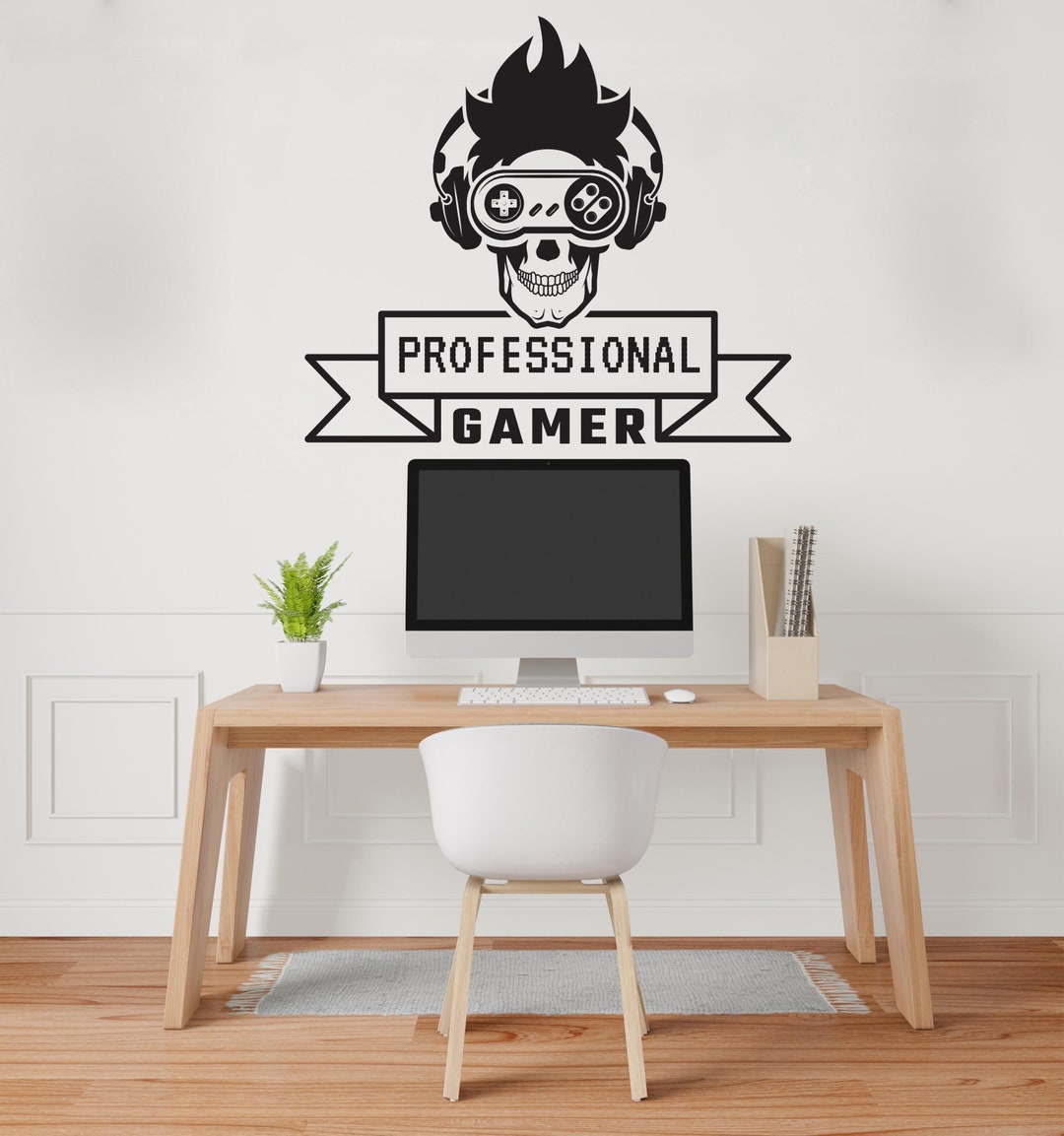 Gamer Zone Wall Decor, Gaming Zone Decals, Controller Decal Video Game ...