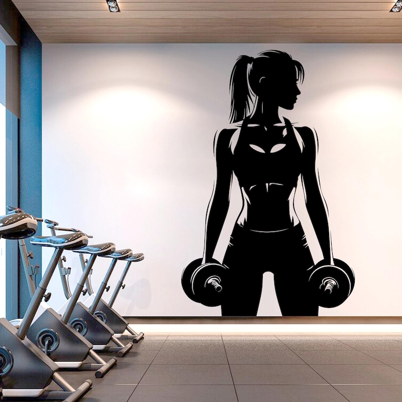 Fitness Wall Decals - Etsy
