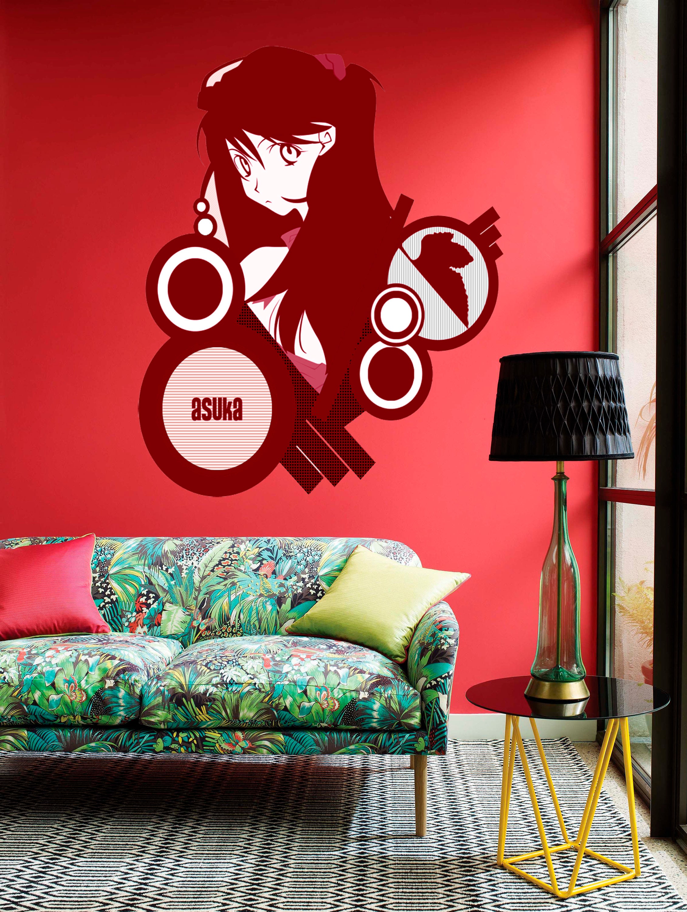 Beautiful Anime Girl Wall Decal Beautiful Anime Girl Wall - Etsy UK