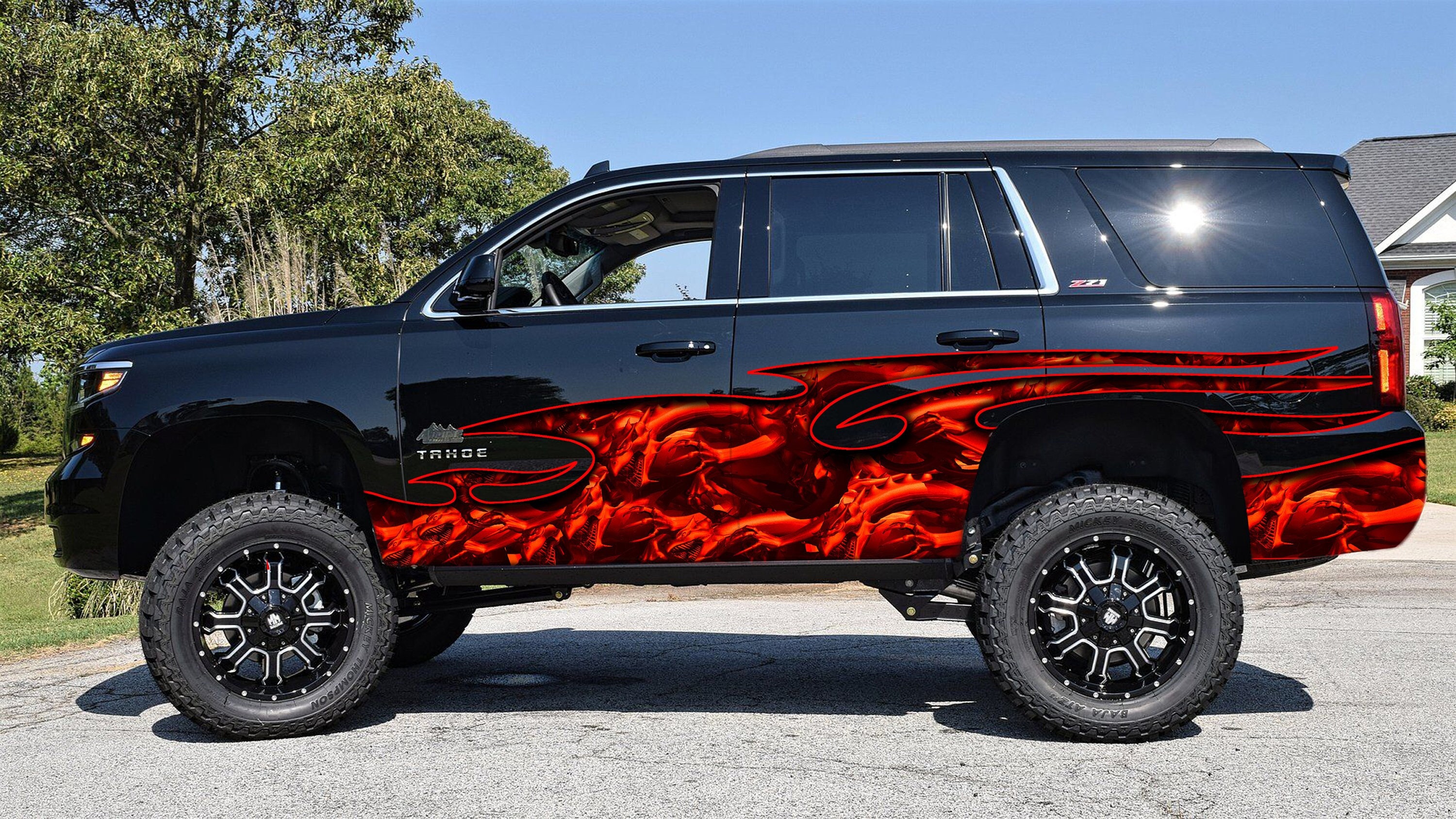 Red Dragon Full Color Truck Side Graphics Dragon Car Wrap - Etsy