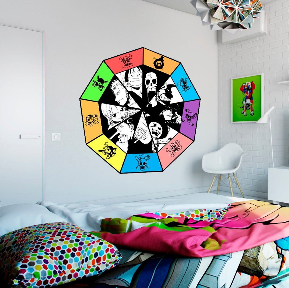 Anime Characters Decal Anime Characters Sticker Anime - Etsy