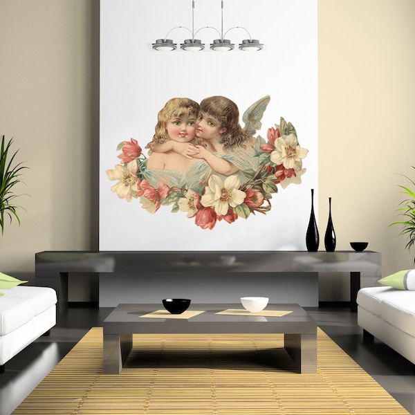 Angel Wall Decal - Etsy
