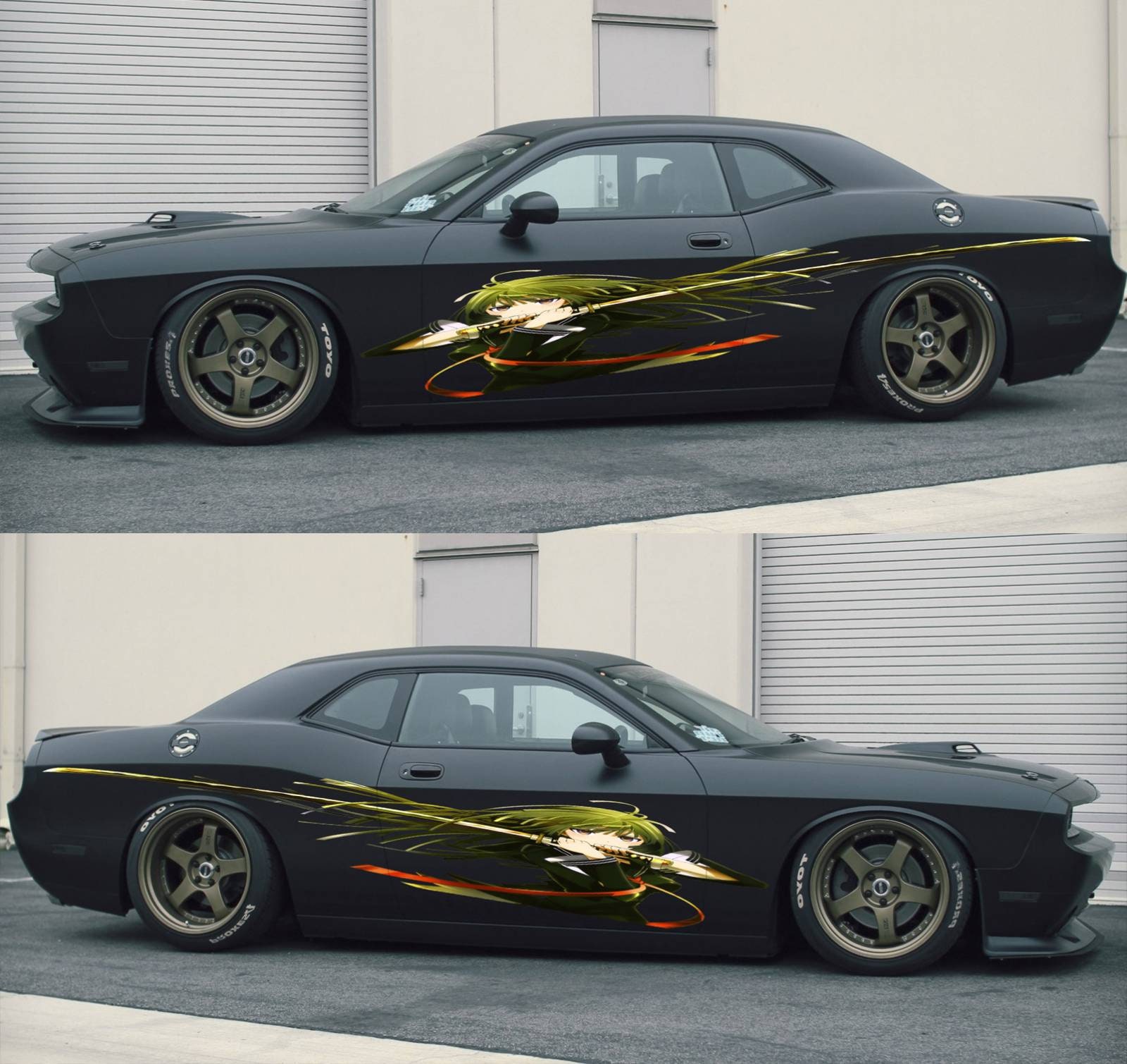 Anime Car Stickers Manga Decal Large Size Color Anime Car | Etsy