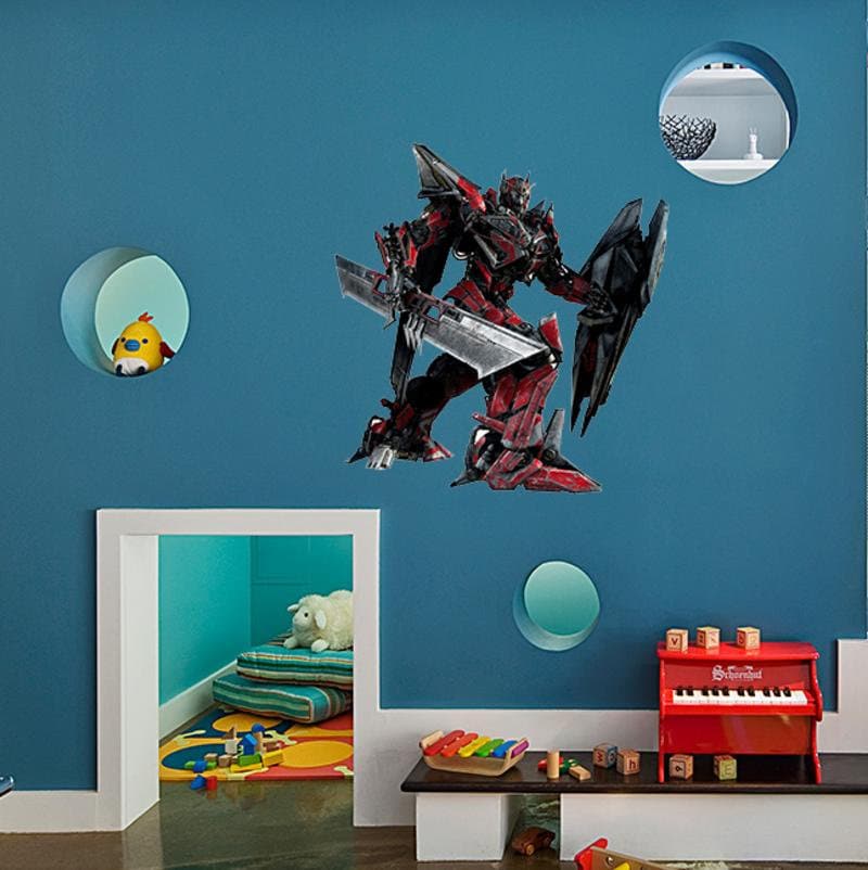 Transformer Wall Decal Transformer Wall Sticker Transformer - Etsy