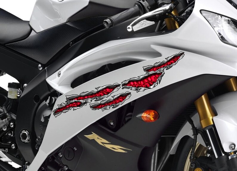 Skulls Ripped Metal Crotch Rocket Decal Skull Street Racing - Etsy