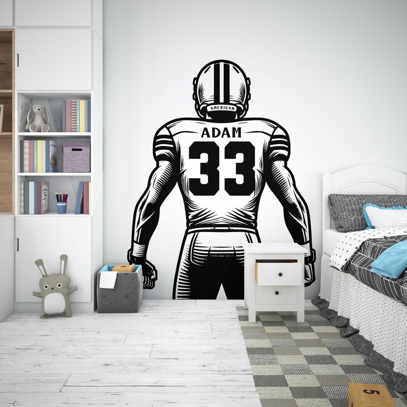 Football Decals for Walls - Etsy