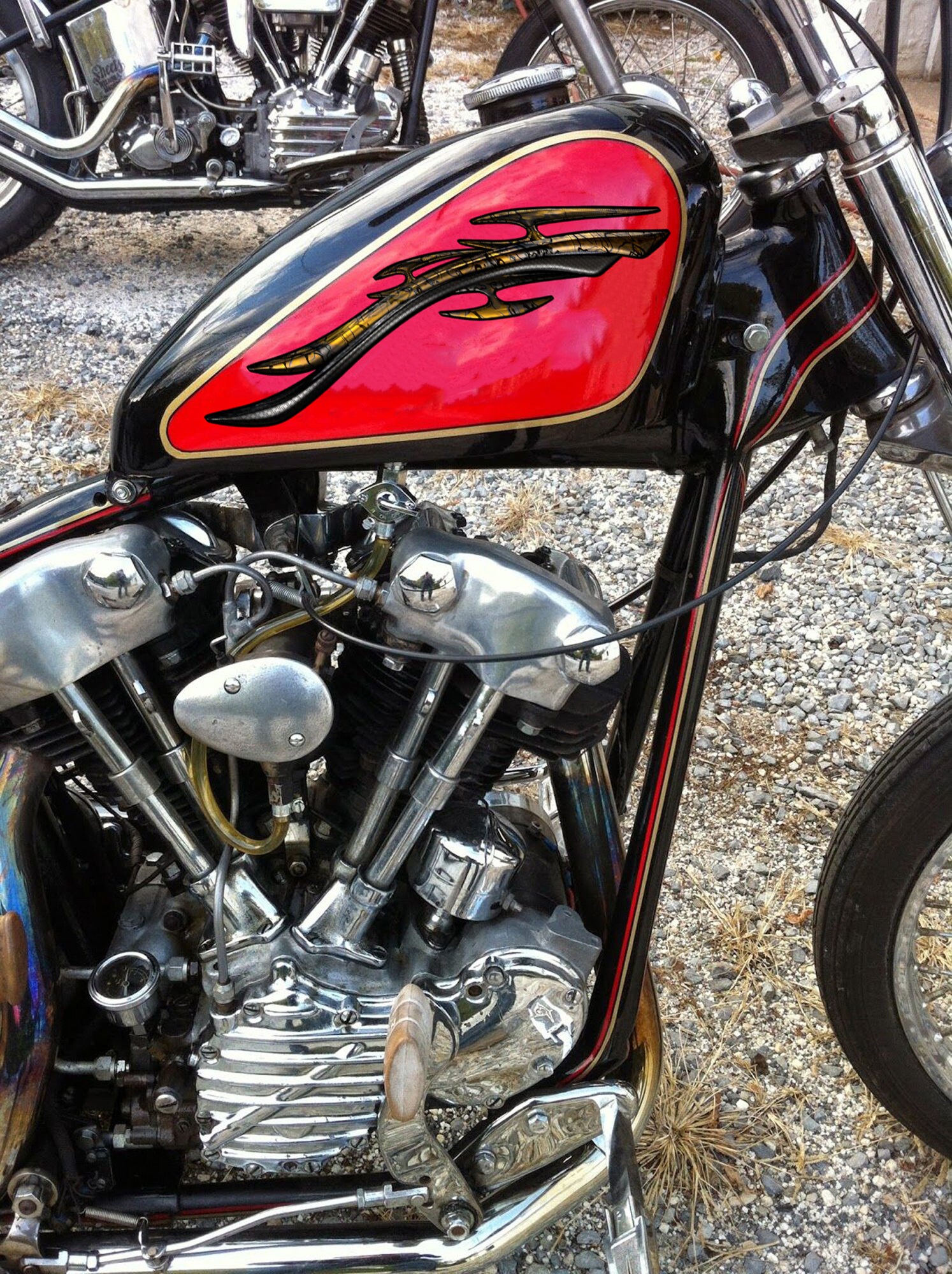 Full Chopper Wrap Decal Tribal Street Racing Graphic Decal - Etsy