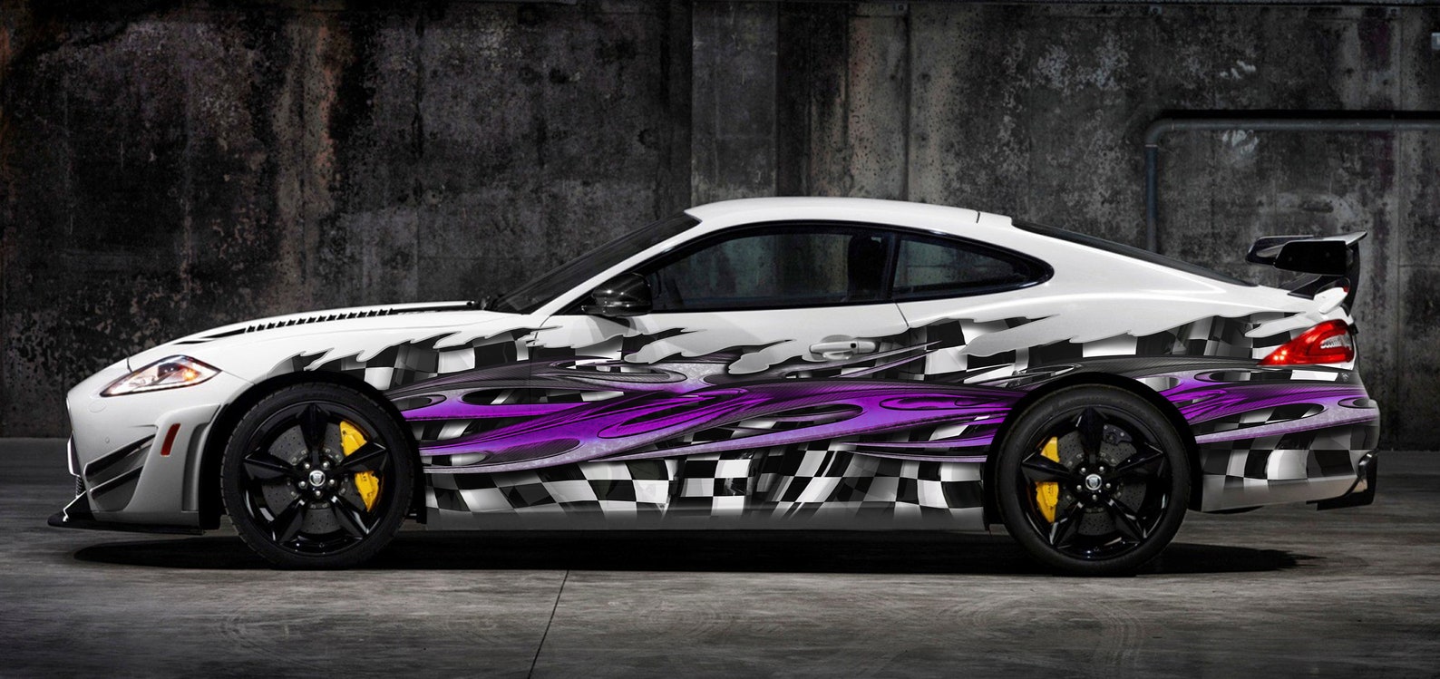 Checkered Flag Street Racing Car Vinyl Graphics Racing Flag - Etsy