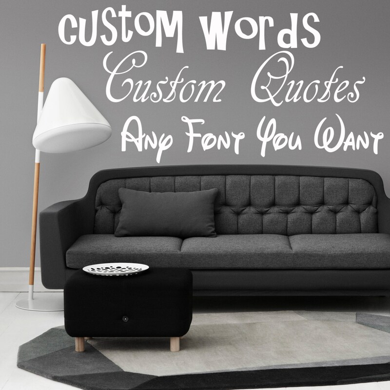 Vinyl Wall Words - Etsy