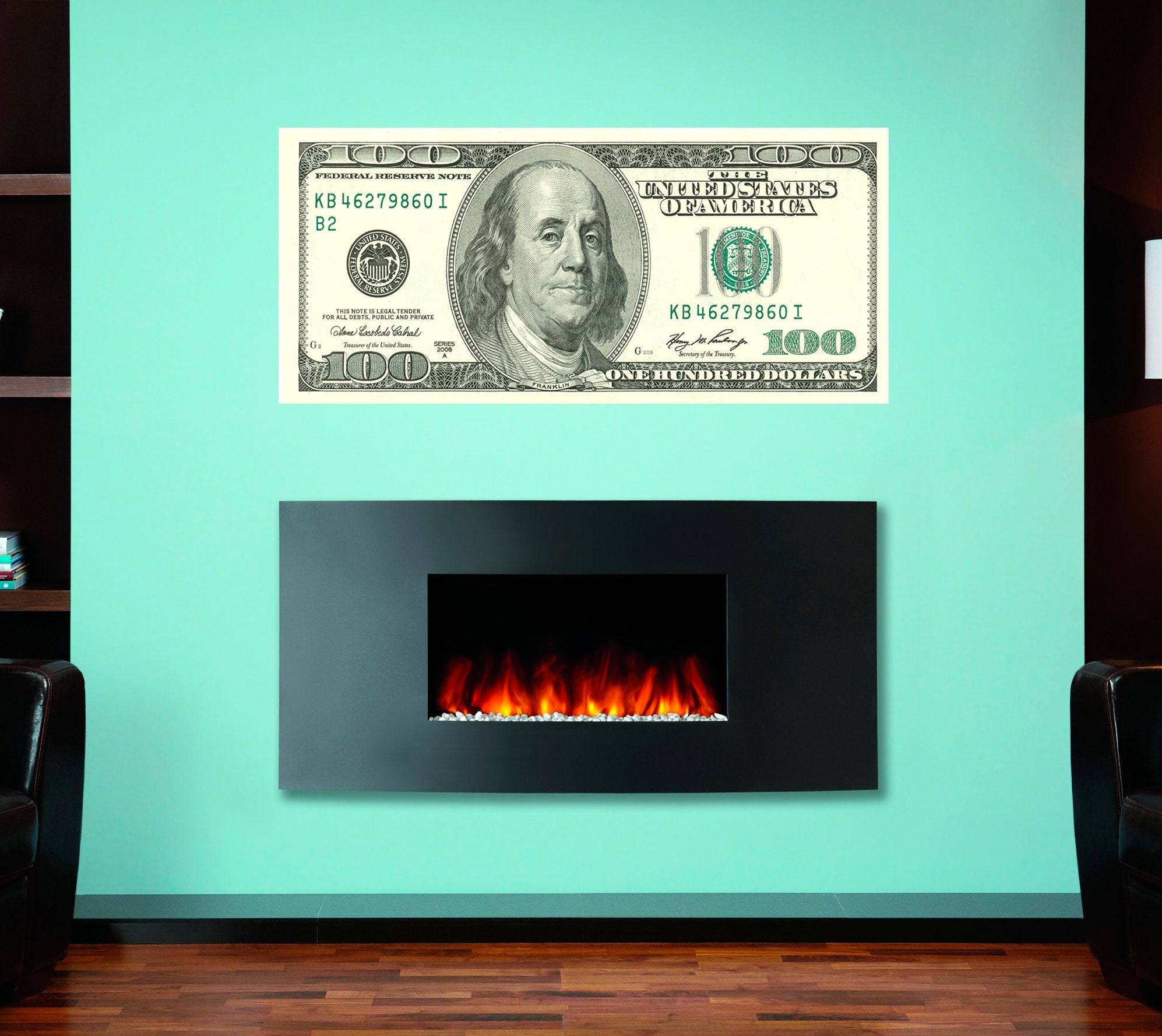 Hundred Dollar Bill Decal Hundred Dollar Bill Money Sticker - Etsy