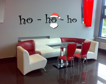 Ho Ho Ho Vinyl Stencil Ho Ho Ho Vinyl Decal Santa Claus - Etsy