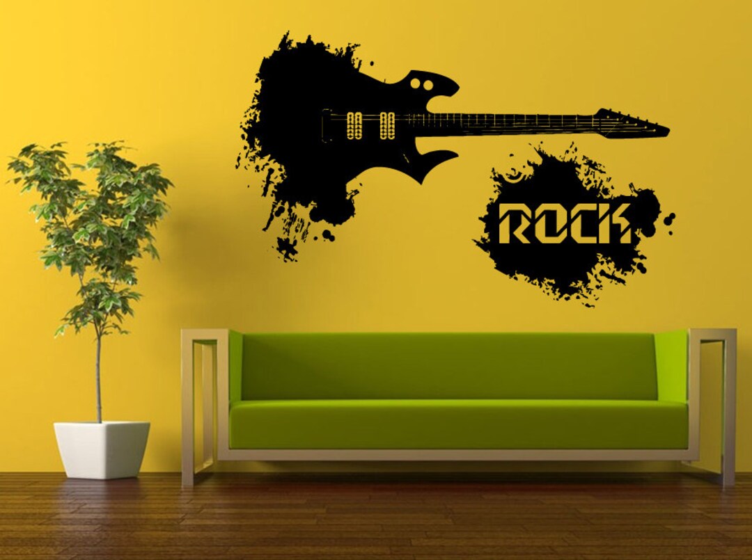Wall Decal Vinyl Sticker Decals Peal and Stick Cheap Decor Art Rock ...