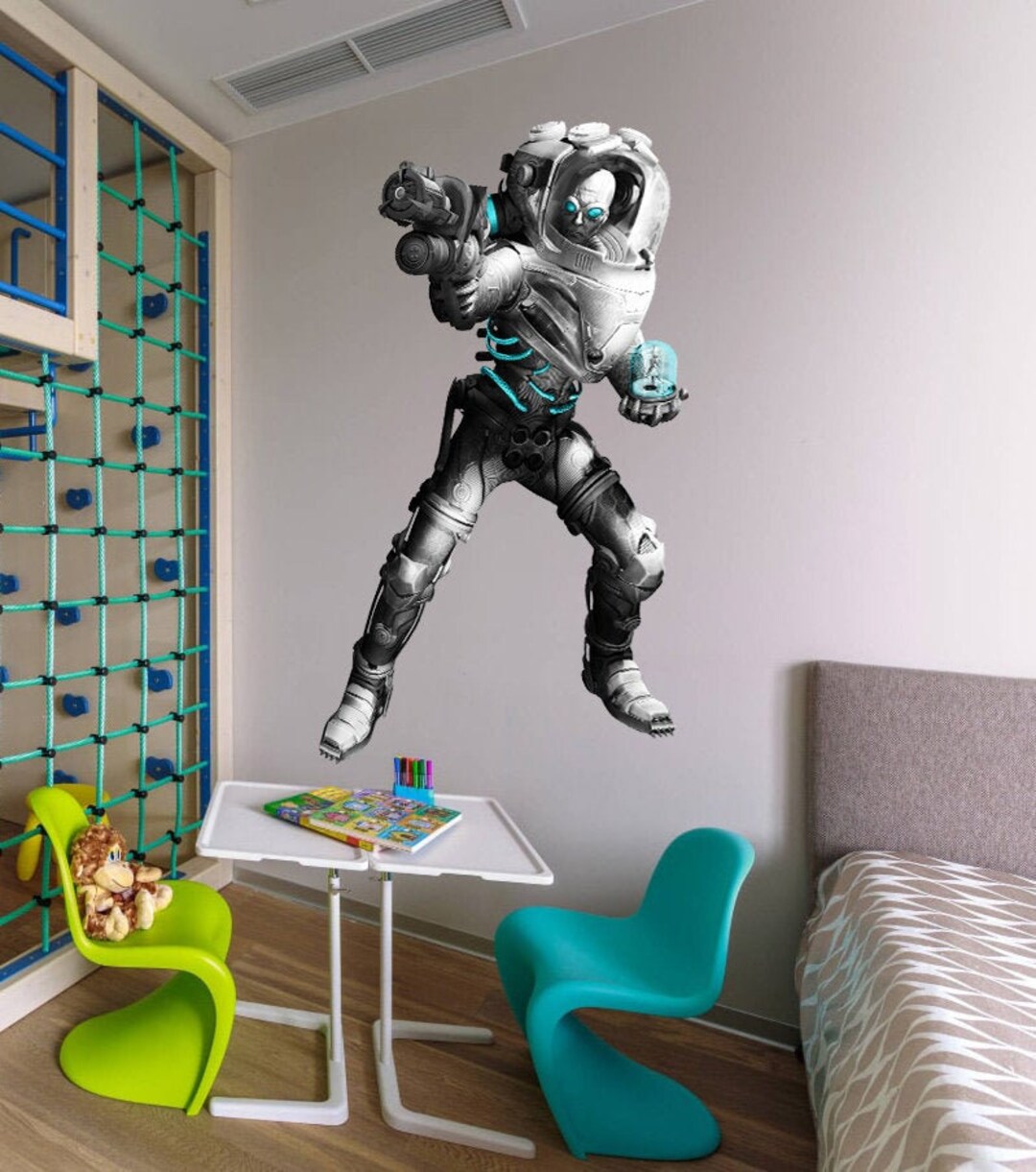 Space Monster Decal, Space Monster Sticker, Spaceman Decal - Etsy