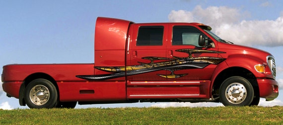 Tribal Truck Vinyl Side Graphics Tribal Car Sticker Tribal - Etsy