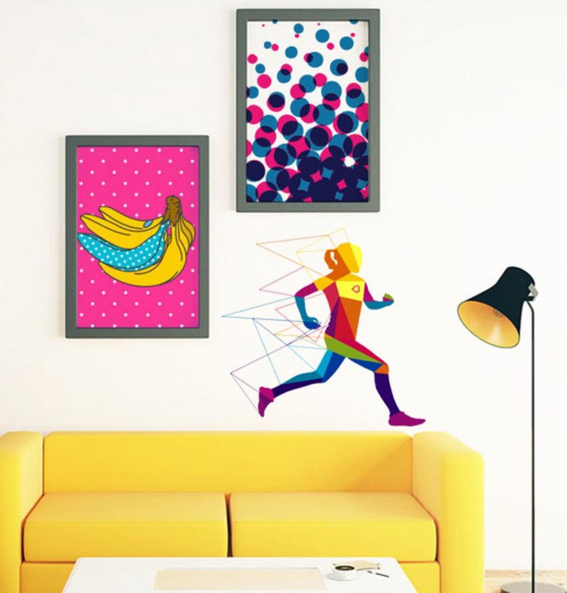 Runner Wall Decal, Runner Wall Sticker, Runner Wall Decor, Runner Wall ...