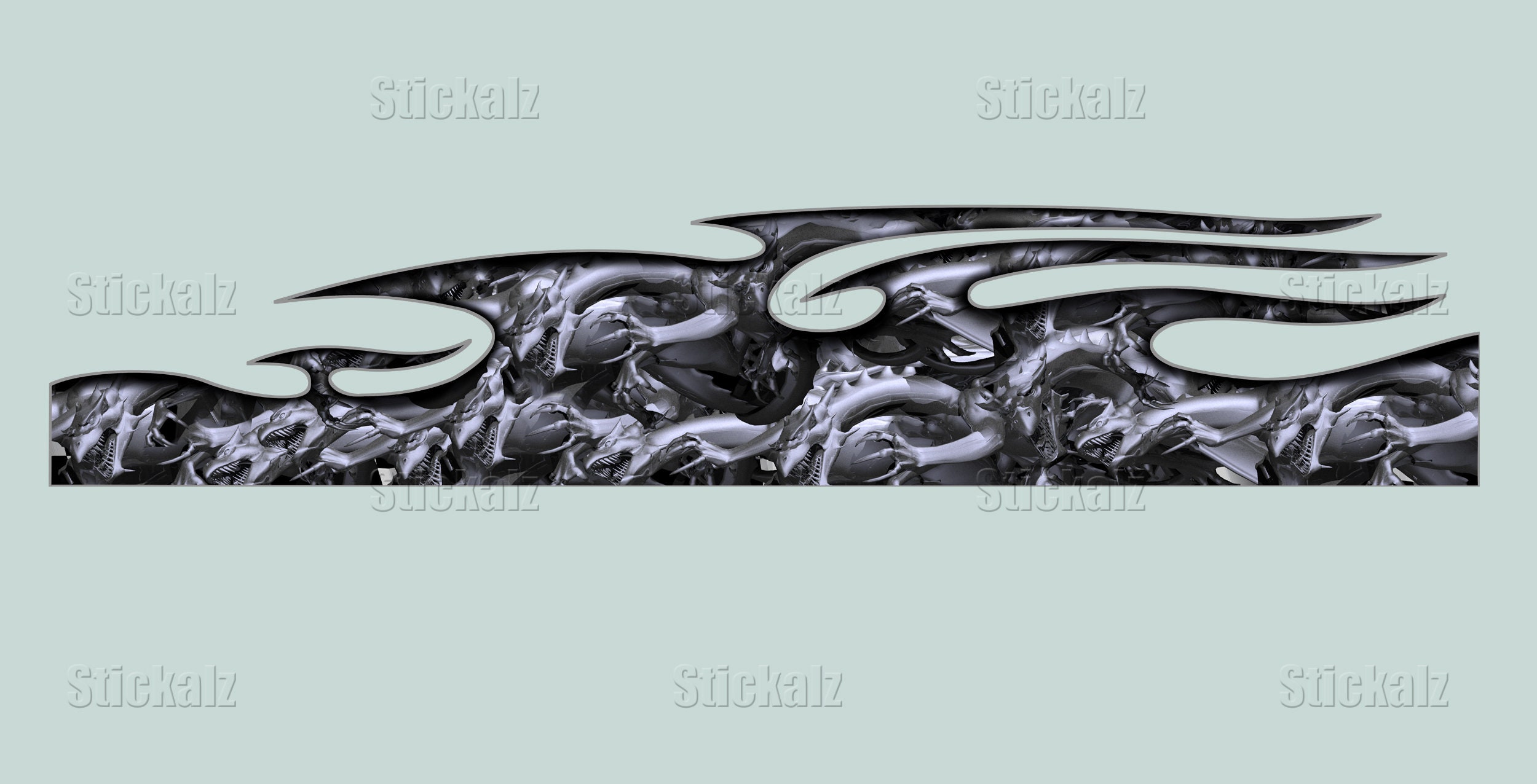 Dragon Bike Sticker Dragon Dirt Bike Full Color Vinyl - Etsy