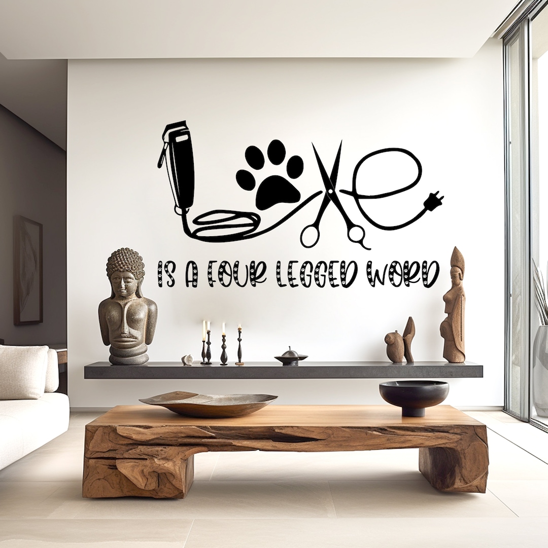 Grooming Salon Dog Wall Decor, Dog Wall Decals, Dog Wall Art, Dog Lover ...