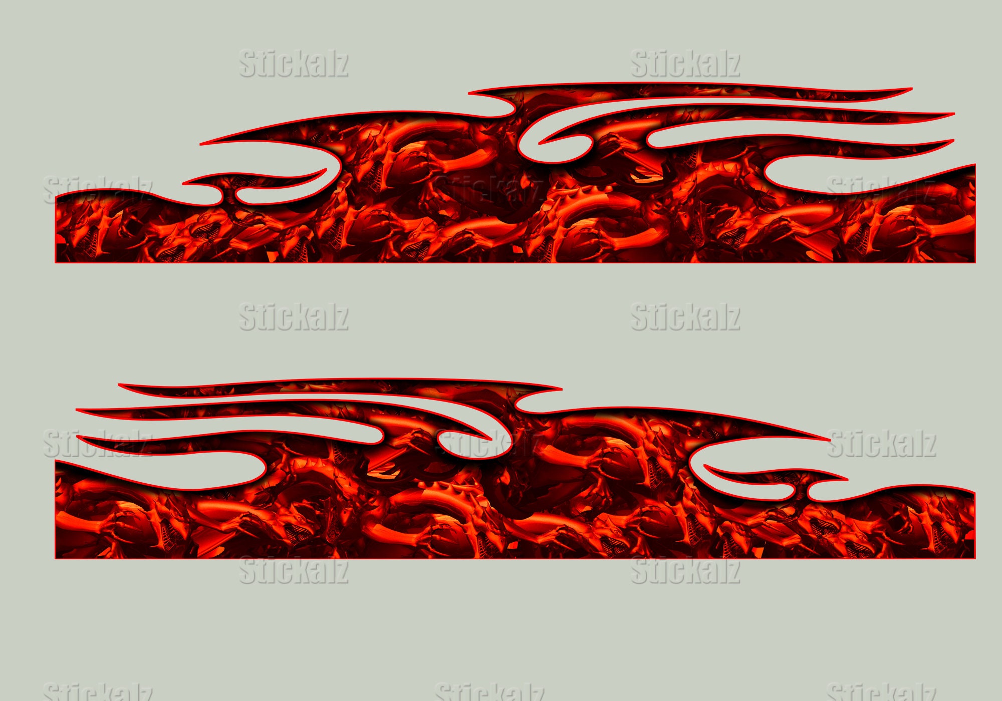 Red Dragon Full Color Truck Side Graphics Dragon Car Wrap - Etsy