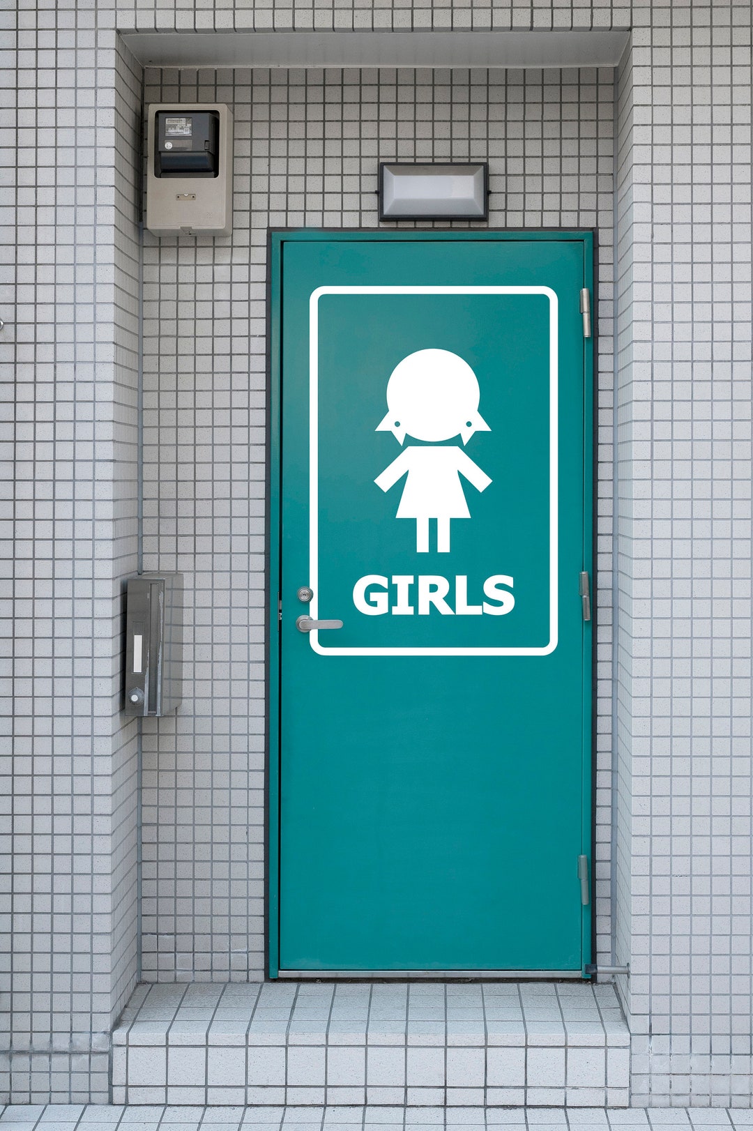 Kids Bathroom Sign Decal, Kids Bathroom Door Decor, Toilett Restroom ...
