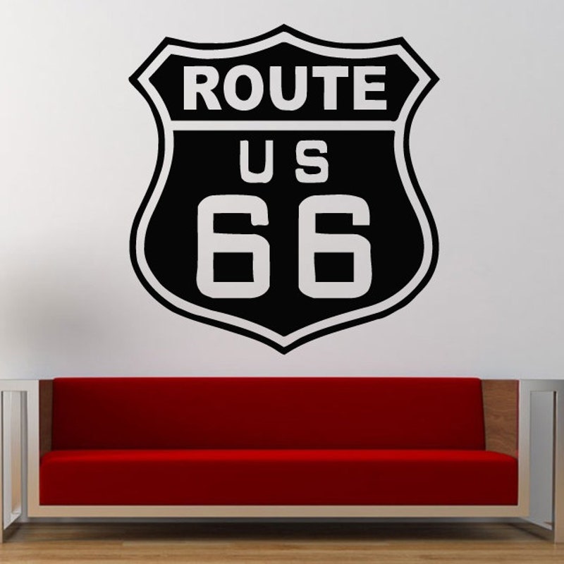 Route 66 Wall Mural - Etsy