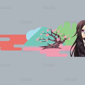 Anime Car Stickers, Manga Decal, Japanese Livery, Sakura Car Sticker ...