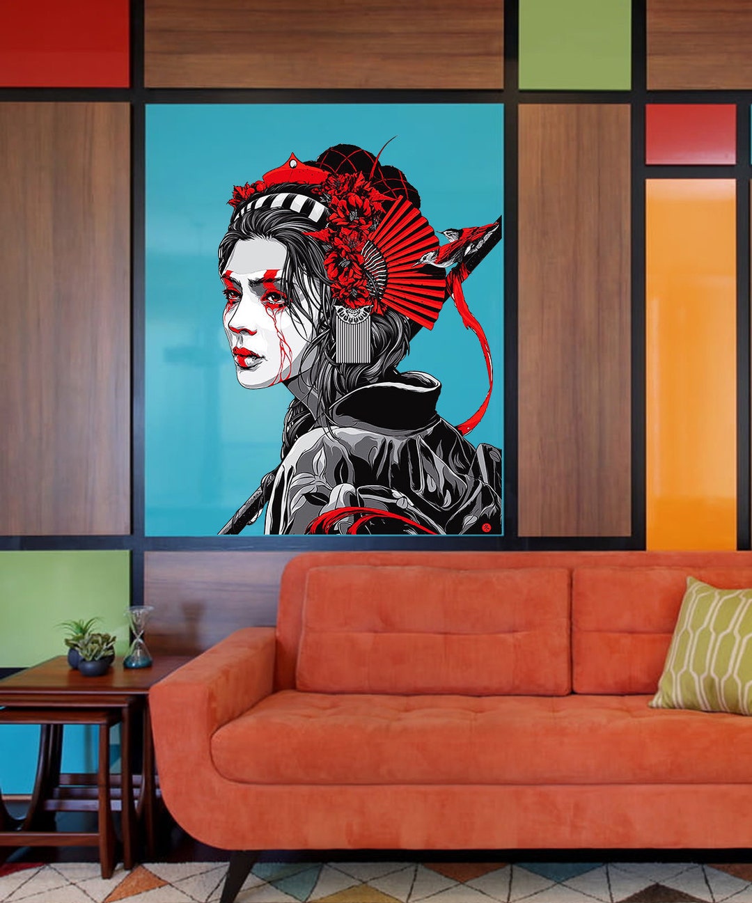 Asian Warrior Girl Decal, Asian Warrior Girl Sticker, Asian Warrior ...