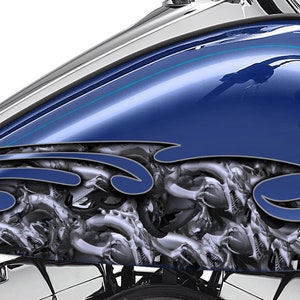 Dragon Bike Sticker, Dragon Dirt Bike Full Color Vinyl Sticker, Tribal ...