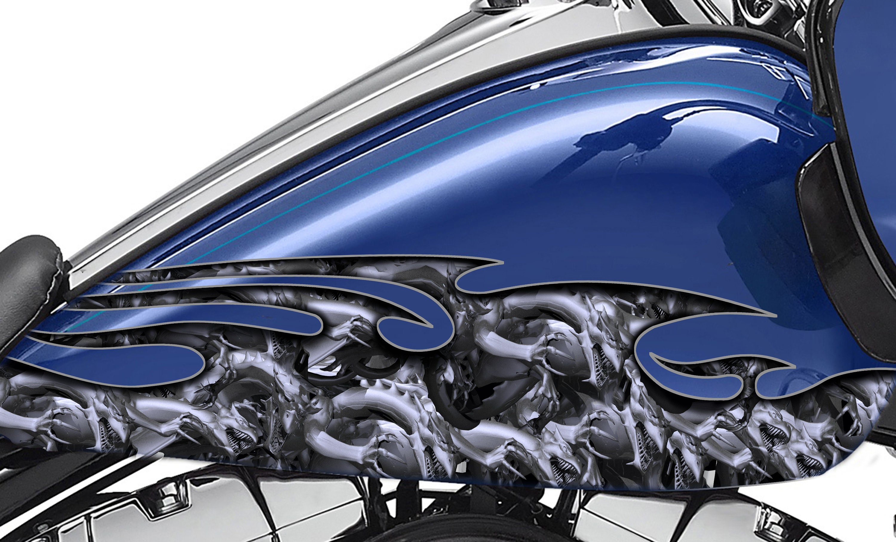 Dragon Bike Sticker Dragon Dirt Bike Full Color Vinyl - Etsy