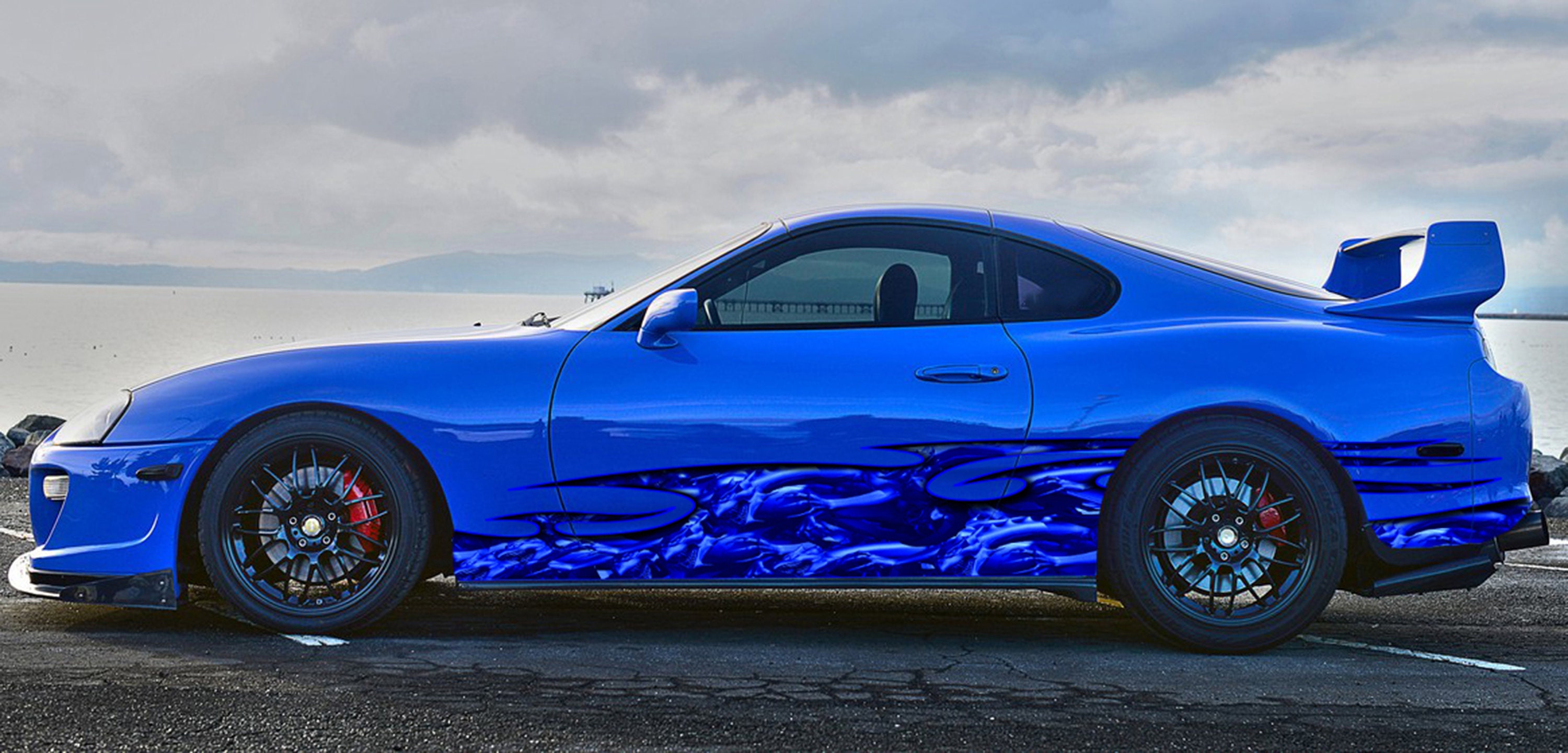 Full Color Car Side Decals, Truck Side Graphics, Dragons Car Wrap ...