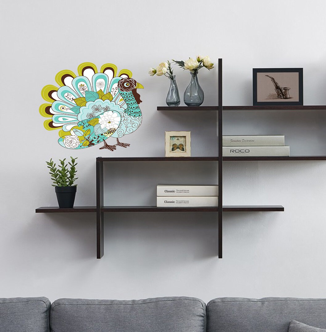 Boho Turkey Wall Decal Boho Turkey Wall sticker Boho Turkey | Etsy